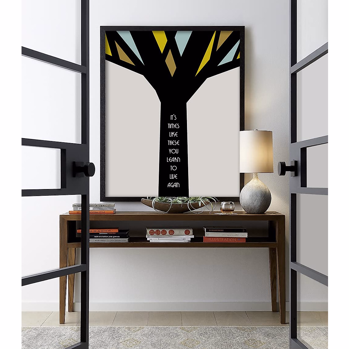 Foo Fighters | Times Like These inspired mid-century modern wall art print music band poster song lyrics room decor bedroom aesthetic minimalism personalized gift ideas for men retro artwork office