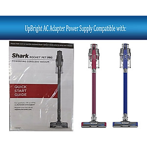24.8V Vacuum Charger Compatible with Shark Rocket Pro DK33-248080H-U Pet Pro IZ162H IZ163H QZ162H QZ163H IZ362H IZ363H UZ365H IX140H IX141 IZ140 IZ142 UZ145 IZ162HC WZ140 XBCHGX140 XSBT620 800mA Power