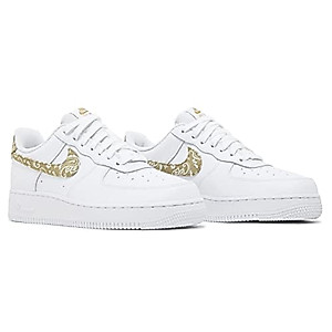 Nike Womens WMNS Air Force 1 '07 ESS DJ9942 101 Barley Paisley - Size 11W