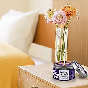 3 Pack Candles, Candles for Home Scented, 6.2 Oz Scented Candles, 100H Long Lasting Soy Candles, Candles Gifts for Women, Lavender | Orange Blossom | Mahogany Teakwood Scent