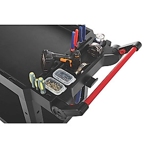 Rubbermaid Commercial Products Heavy Duty Adaptable Utility/Service Cart, Medium, 500 lb. Capacity, Black, for Warehouse/Garage/Cleaning/Maintenance