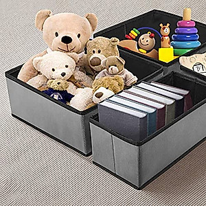 8pcs Drawer Storage Organizer Versatile Sturdy Storage Box for Socks Underwear Bra