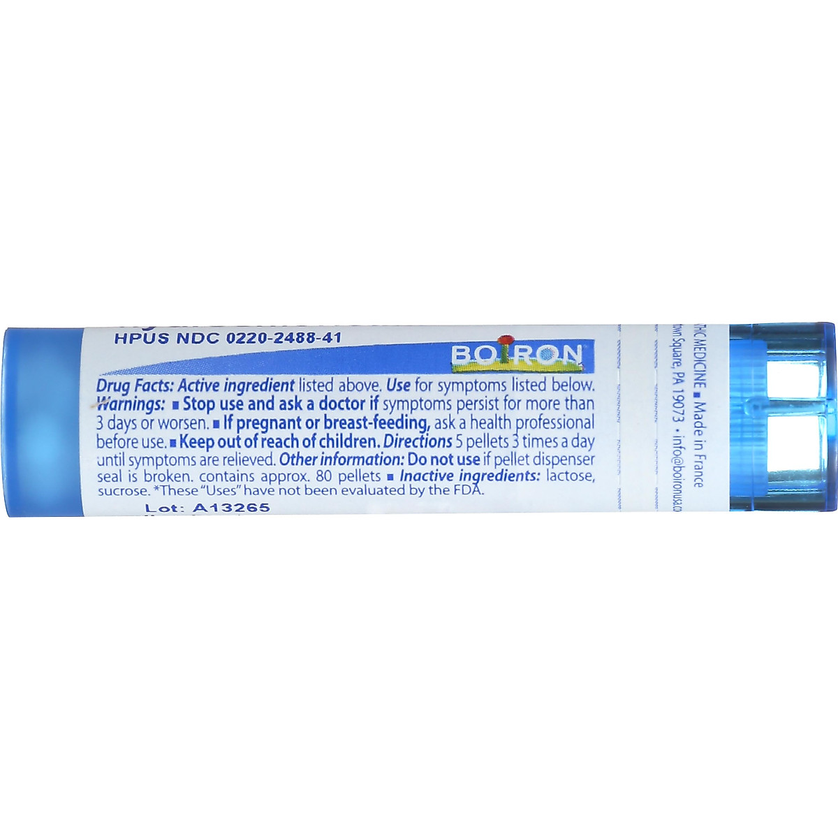 Boiron Histaminum Hydrochloricum 30, 80 Pellets, Homeopathic Medicine for Allergy Relief