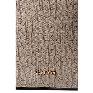 Calvin Klein Finley Tote Mini Tx Almond/Taupe/Brunette One Size