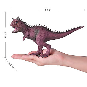 COGO MAN Jurassic Carnotaurus Dinosaur Figure, Realistic Kids Toy, Simulation Action Model, Children's Gift