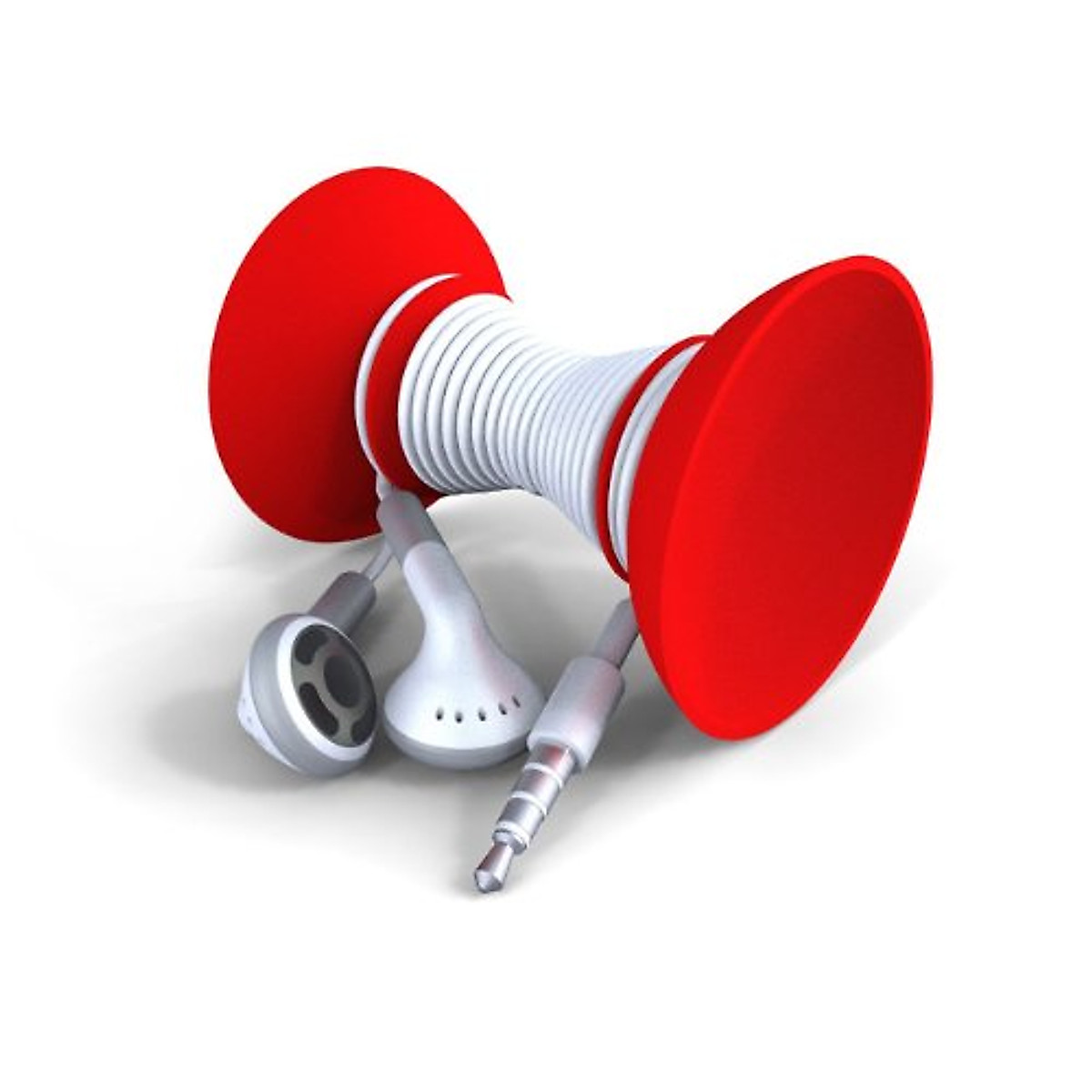 STKR Concepts Simple Sucker - Flexible Smartphone Mount - Red