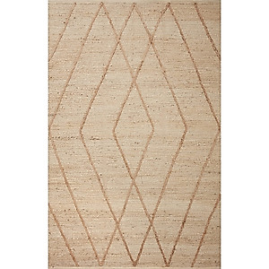 Loloi II Bodhi Ivory/Natural 2'-3" x 3'-9" Accent Rug