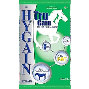 Hygain TRU GAIN - High Fat Conditioner - Rice Bran Oil Pellet with Vitamin E and Selenium