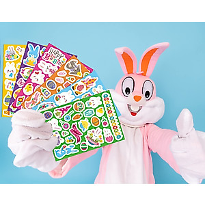Joy Bang 564 PCS Easter Stickers for Kids, Easter Stickers with Eggs Bunny, Happy Easter Stickers Bulk for Toddlers, Easter Stickers for Cards Envelopes, Easter Party Supplies Favors