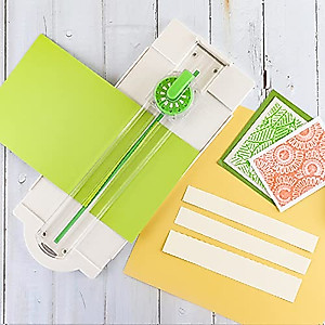 12-Shapes in 1 Craft Paper Edge Cutter,Paper Dial Trimmer Dial Trimmer With Measurements Paper Cutter Machine for Scrapbooking Decorative Wave Edges Cutting Tool Zig Zag Cutting Tool for Photo Card