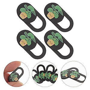 Mobestech 4pcs Potted Cover Phone Cover Laptop Cover for Laptop Web Cover Webcam Cover for Laptop Webcam Cover Slide Computer Cover