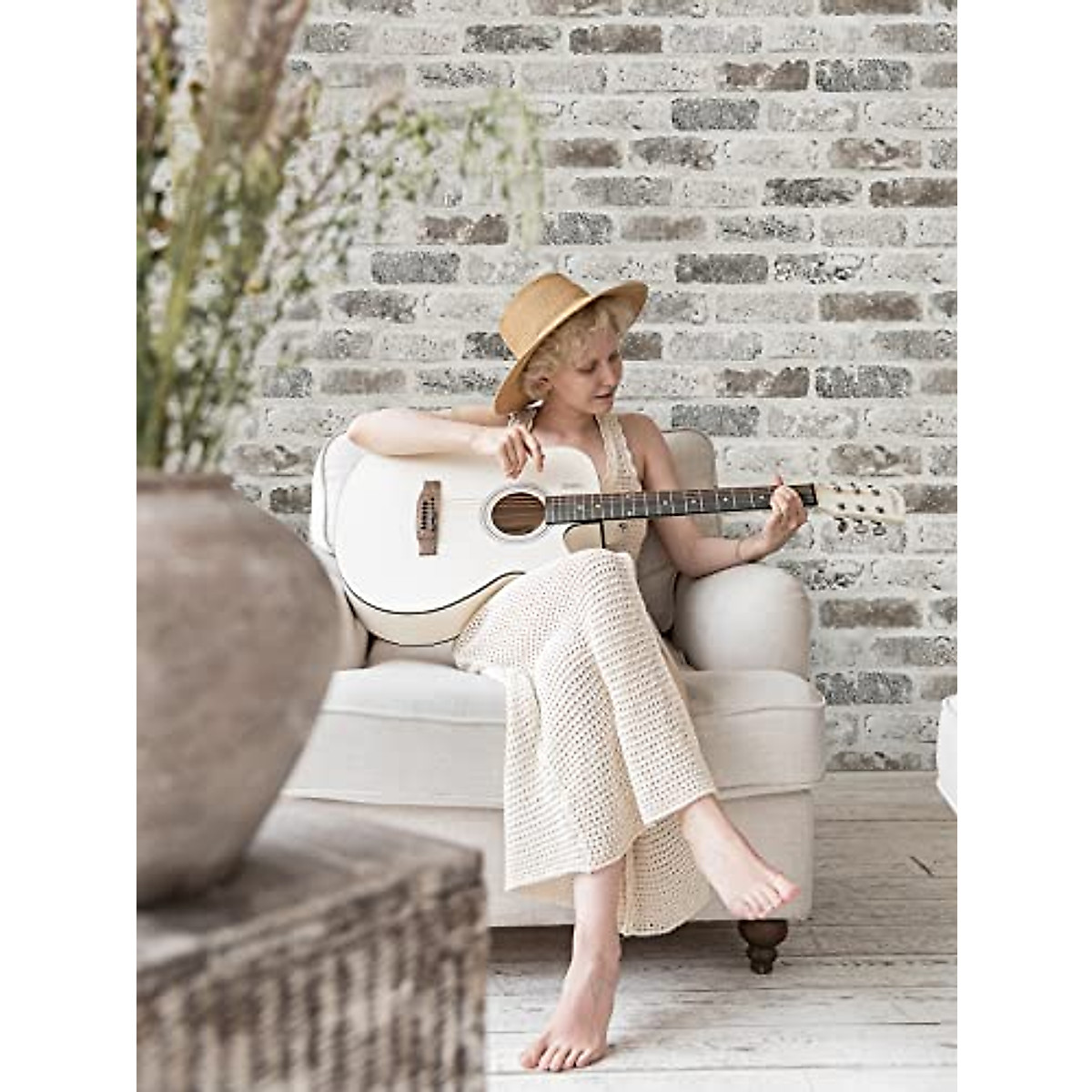 Guvana 3D Brick Wallpaper - Peel & Stick Easy Decor