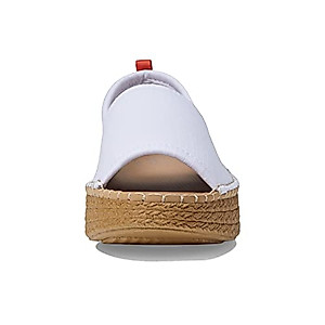 Sea Star Beachwear Coastal Platform Water Shoe White Denim 9 M