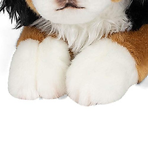 DEMDACO Bernese Mountain Dog Black and Tan 10 inch Children's Soft Plush Stuffed Animal Toy