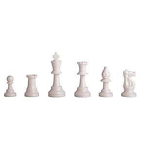 U.S. Chess Quiver Chess Set- Triple Weighted- Green- 21" x 6" Quiver Chess Bag, Regulation Vinyl Chess Board, Traditional Staunton Pattern, 3.75" King, Additional Queens, 2.25" Squares