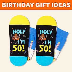 HAPPYPOP 50th Birthday Gifts for Him Her, 50 Year Old Gifts for Men Women, Gift for Guys Women in Their 50s, Gifts for 50 Year old Man Woman