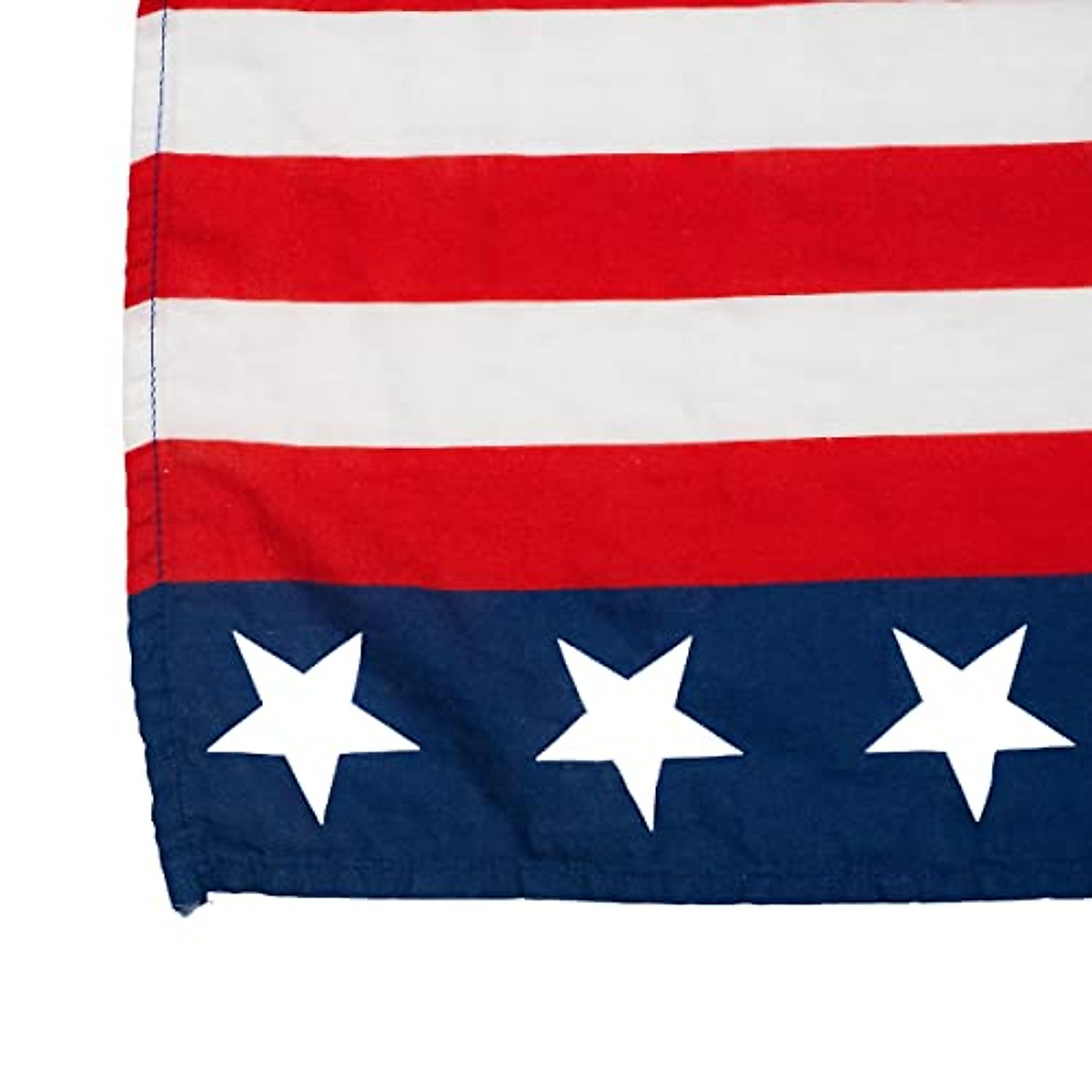 TWIG & BALE USA American Flag Muslin Baby Blanket - Red White and Blue - Stars and Stripes - 47" x 43" - Organic Cotton Patriotic Swaddle Receiving Blanket