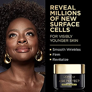 L'Oreal Paris Age Perfect Cell Renewal Anti-Aging Day Moisturizer with SPF 25, Vitamin E & Antioxidants to Smooth Wrinkles & Firm Skin, 1.7 oz
