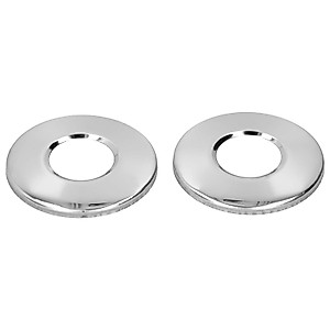 2 PCS Pool Ladder Escutcheon Plates,Pool Ladders & Pool Handrail Covers,Stainless Steel Pool Ladder Rings Fits for 1.5" Inner Diameter Tubing Pool Handrail