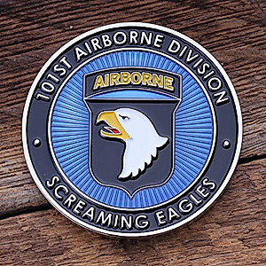 101st U.S. Army Airborne Challenge Coin! Amazing US Army Custom Coin, 101st Airborne Military Challenge Coin! Designed by Military Veterans! Officially Licensed Product!