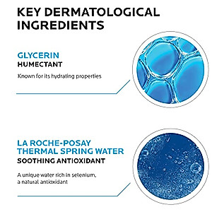 La Roche-Posay Toleriane Dermo Face Cleanser for Face & Eyes, Gentle Face Wash and Makeup Remover, Milky Texture, Fragrance Free, Preservative Free