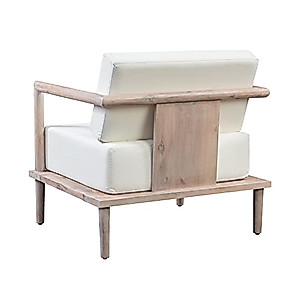 Tov Furniture Emerson Cream Outdoor Lounge Chair (Cream)