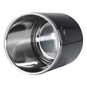 Drinco- 10oz Stainless Steel Tumbler, Vacuum Insulated Tumbler Whiskey Glass, Rocks Glass, GULT (10oz Whiskey Tumbler, Jet Black)