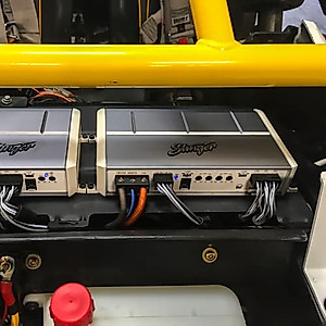 Stinger SPX700X4 Micro 4 Channel 700 Watt Powersports Amplifier for Motorcycles, ATV, Marine and Mobile Applications