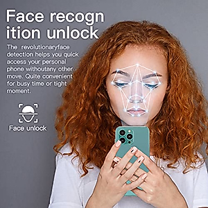 Hilitand iP14 Pro Unlocked Smartphone for 11, 4G Dual SIM Phone, 4GB 32GB ROM Cell Phones Unlocked, 6.1 HD Screen, Face Unlock, 8MP 16MP, 6800mAh, Green