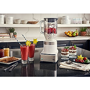 Braun JB7350 WHS PureMix Power Countertop Blender with Thermal Resistant Glass Jug, 56 Fl. Oz, White