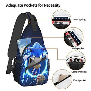 Sling Bag Crossbody Backpack Shoulder Bag,Lightweight One Sling Bags Backpacks For Men Women Chest Crossbody
