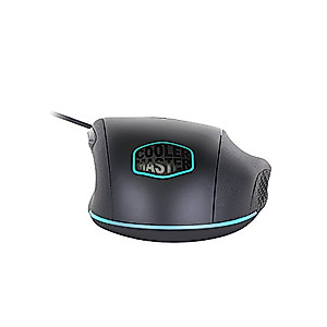 Cooler Master SGM-2007-KLON1 MasterMouse MM520 Claw Grip Gaming Mouse, 7 Buttons, RGB LED 3 Zone Light, On-The-Fly DPI 12000, Lag-Free