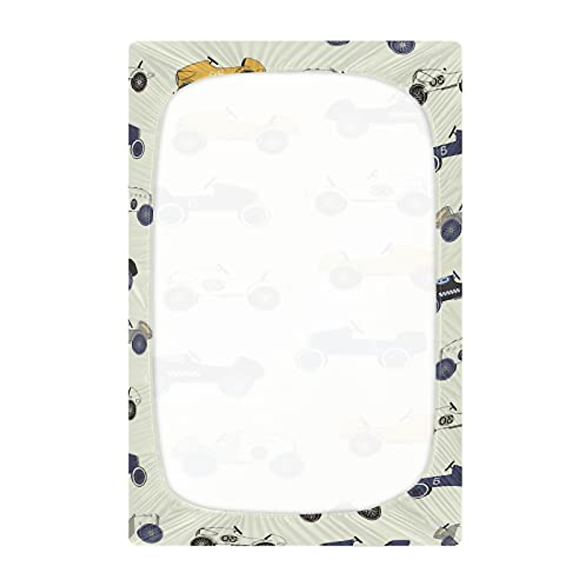 Race Cars Baby Crib Sheets Soft Toddler Bed Sheets Breathable Mattress Cover Baby Bed Sheets for Crib Mattress Unisex Newborn Boy, 39 * 27 * 5in