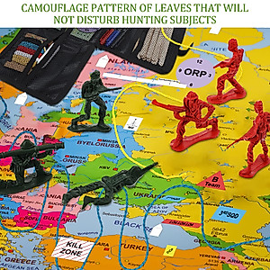 Eaasty Terrain Model Kit Army Platoon Land Navigation Kit Military Terrain Model Briefing Kit for Ranger School Squad Platoon Squad Leader Platoon SGT, Platoon Leader, or OCS SUT ROTC