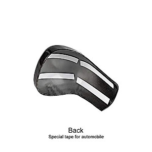 CKE for Toyota Camry 2023 2022 2021 2020 2019 2018, for Corolla Sedan Avalon 2022 2021 2020 2019 Accessories Auto Gear Shift Knob Cover Trim Cap Protector Interior Sport Style - Carbon Fiber Grain