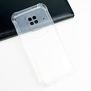 Ytaland for Ulefone Power Armor 14 case, Crystal Clear Soft Silicone Shockproof TPU Transparent Bumper Protective Phone Case Cover