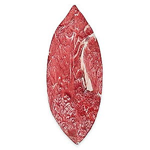 Rowdy Man Pillows Raw Steak Meat 1 Throw Pillow, 16x16, Multicolor