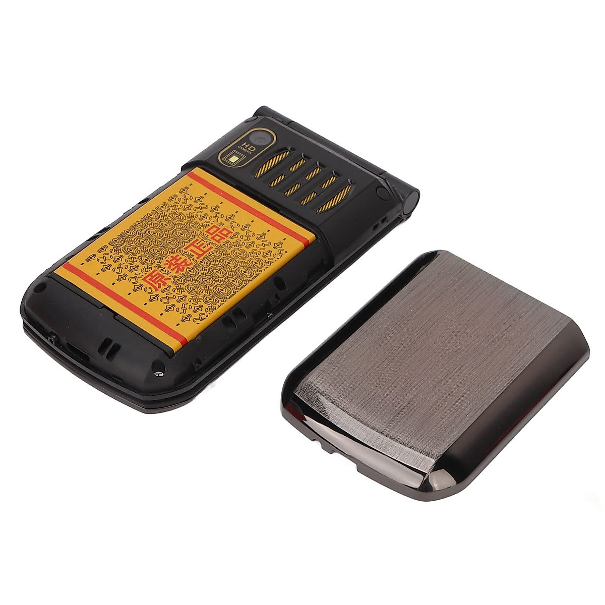 GUPE Senior Cell Phone, 3D Keys US Plug 100 to 240V Unlocked Flip Phone for Daily Use (Tarnish Color)