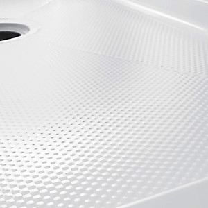 Miseno MSP-3232C 32" x 32" Shower Base with Single Threshold and Center Drain - White