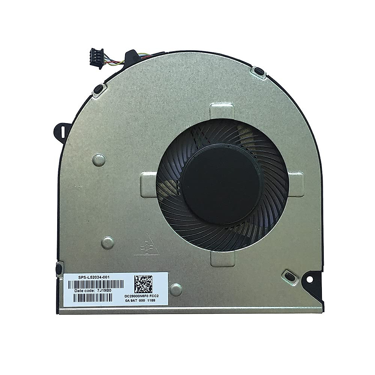 CPU Cooling Fan Intended for HP 250 255 G8/ 250 255 G9 15s-du 15-du 15-dw Series Laptop Replacement Fan L52034-001 15-dw0083wm 15-dw0035cl 15-dw1021na 15-dw1083wm 15-dw2025cl 15-dw2072cl 15-dw3004nu