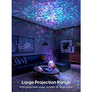 Star Projector, Galaxy Projector Night Light with Bluetooth Speaker, White Noise & Remote Control, Nebula Ocean Wave Star Light Projector for Bedroom/Home Theater Decor/Ceiling/Party/Mood Ambiance