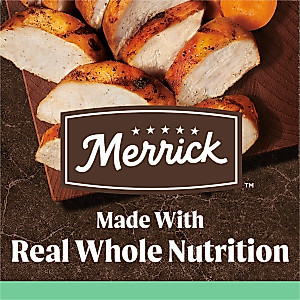 Merrick Premium Grain Free Dry Senior Dog Food, Wholesome And Natural Kibble, Real Chicken And Sweet Potato - 10.0 lb. Bag