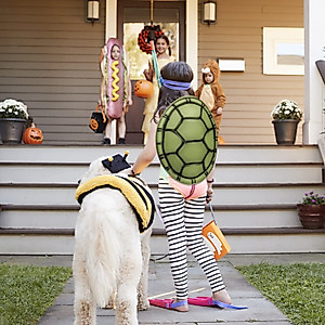 ABOOFAN Halloween Turtle Shell Costume Novelty Turtle Shell Backpack Halloween Cosplay Costume Party Carnival Performance Prop