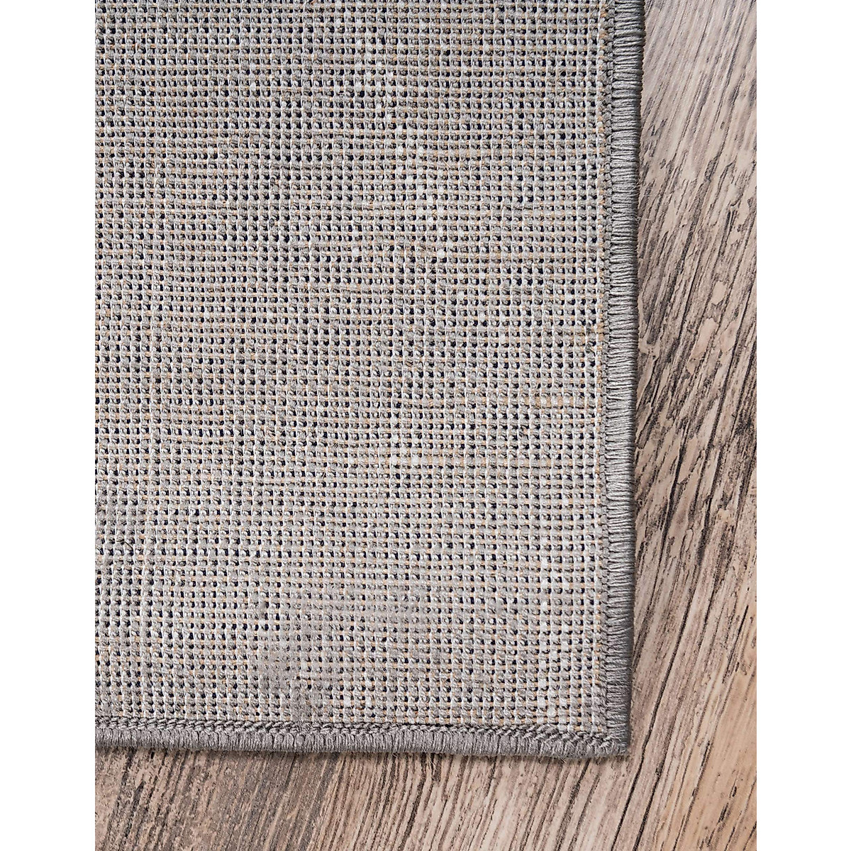 Unique Loom Sofia Collection Area Rug - Rainier (7' 1" x 10' Rectangle, Dark Gray/ Gray)