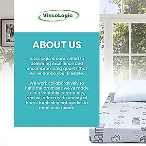 Viscologic Afford 2-Sided Reversible Foam Twin Mattress Perfect for Bunk Bed, Trundle, Guest Bed and Caravan Bed, CertiPUR-US Certified Foam, 5 Inch, White