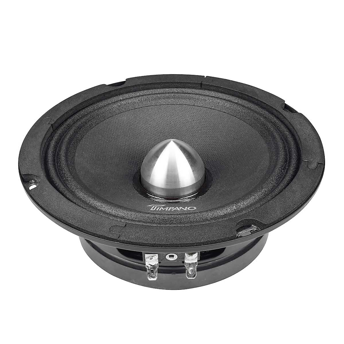 Timpano 6.5 Midrange Speaker TPT-MR6-4 Bullet 500 Watts, 4 Ohm, Shallow Mount 6.5 Inch Speakers PRO Audio Mid Range Loud Speaker (Single)