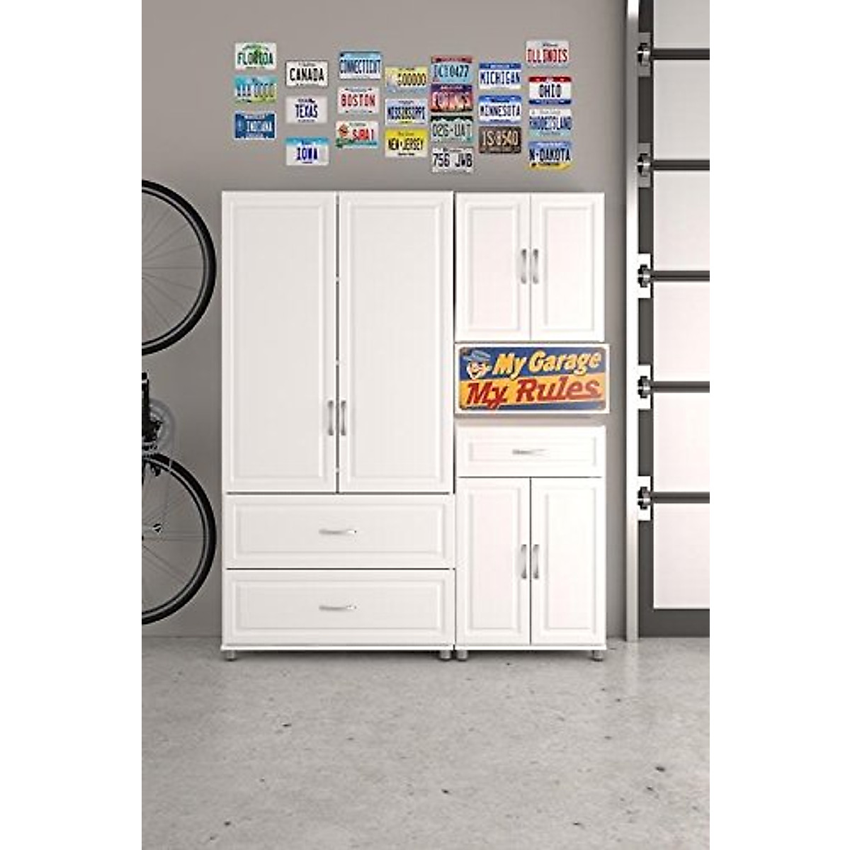 SystemBuild Kendall 1 Drawer/2 Door Base Storage Cabinet 24" - White