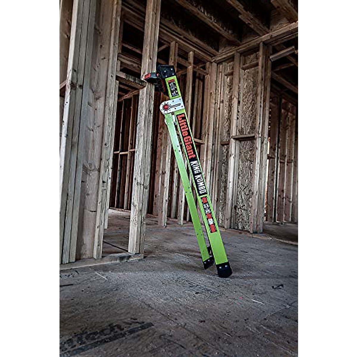 Little Giant Ladders, King Kombo, Professional, 5 Ft. A Frame, 8 Ft. Extension, Fiberglass, Type 1AA, 375 lbs Weight Rating, (13580-001)