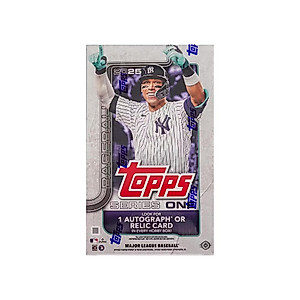 2025 Topps Series 1 Baseball Trading Card MLB Hobby 20 Pack Box (1 Autograph or Relic)