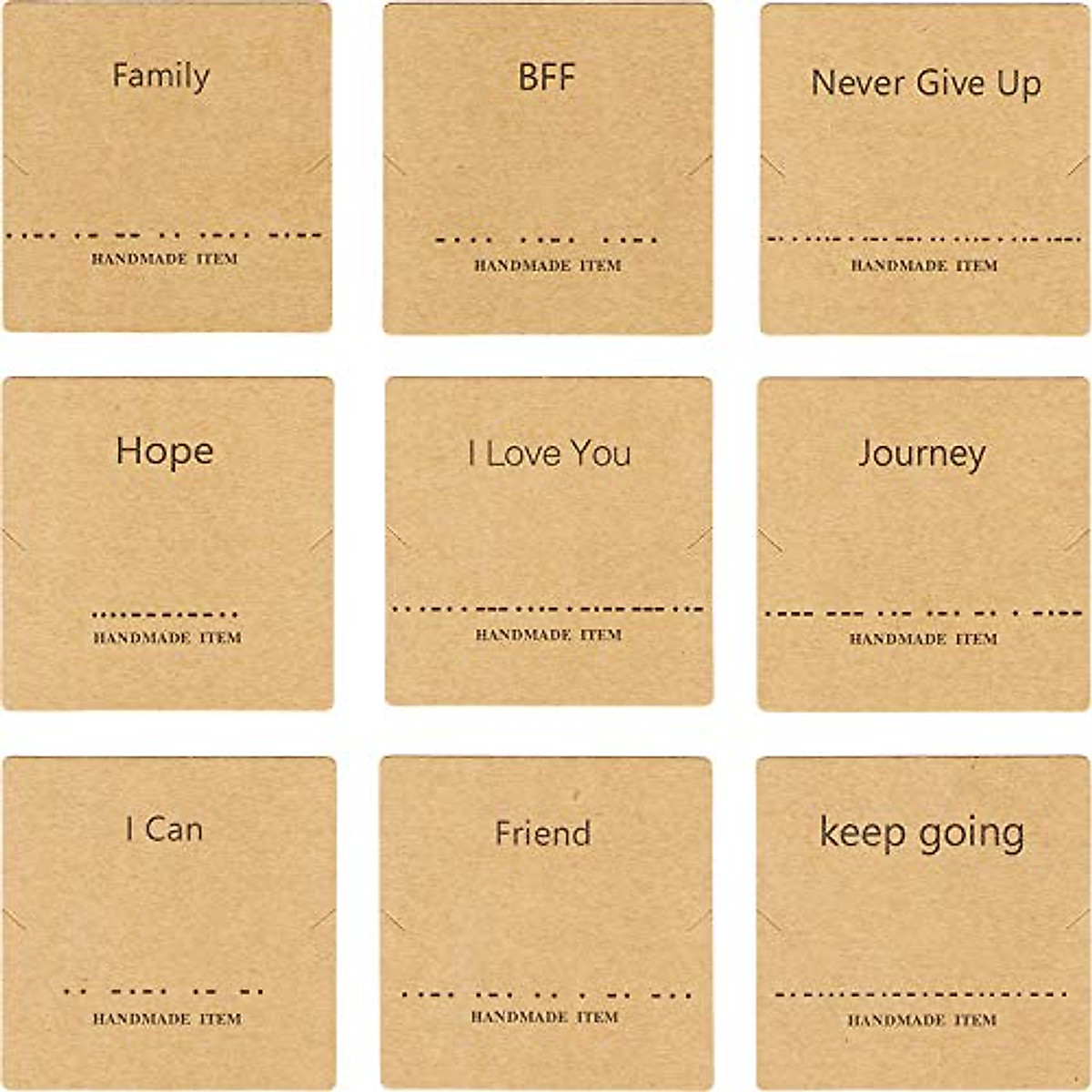 Ourtroness Morse Code Bracelet Making Kit, Includes Stainless Steel Round Spacer Beads, Long Tube Beads, Morse Code Decoding Card and Waxed Cord for DIY Jewelry Making(4mm)